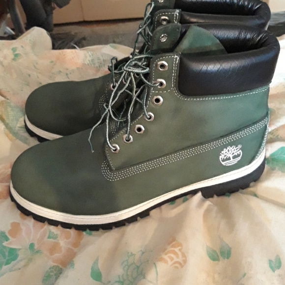 Timberland | Shoes | Mens Forest Green 6 Timberland Boots Size 1 | Poshmark